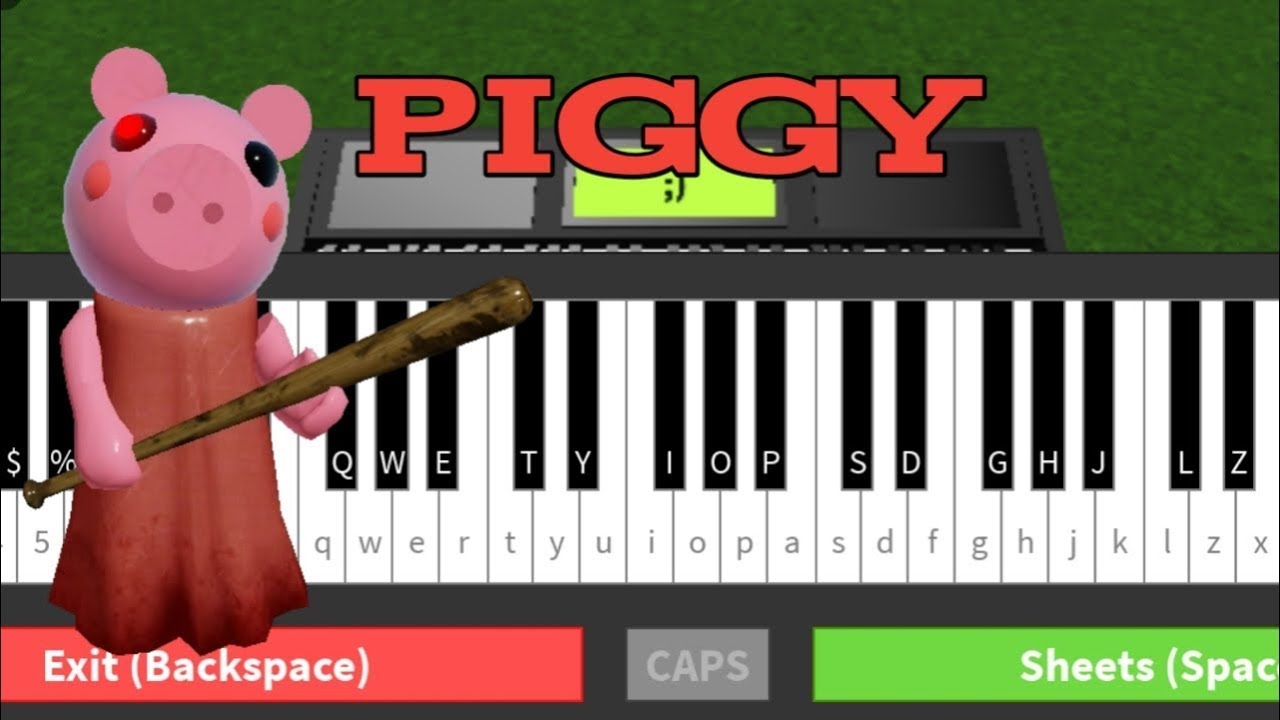 Roblox Piggy Lobby Music but in roblox piano (remade) - YouTube