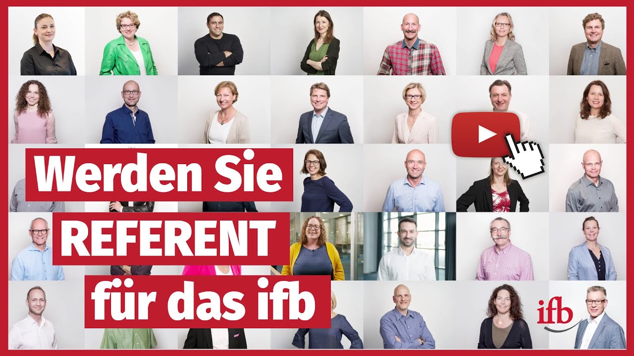 Als Referent im Einsatz für das ifb - YouTube