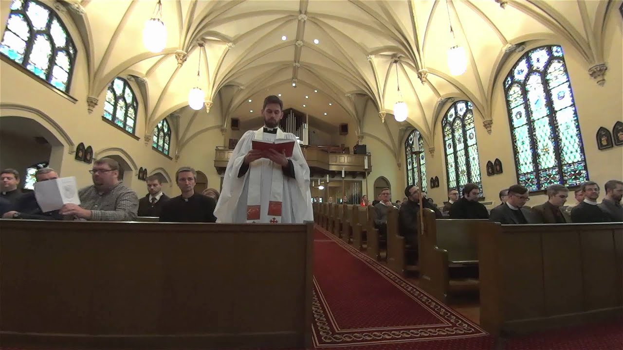 Gregorian Chant Vespers, Brotherhood Prayer Book - YouTube