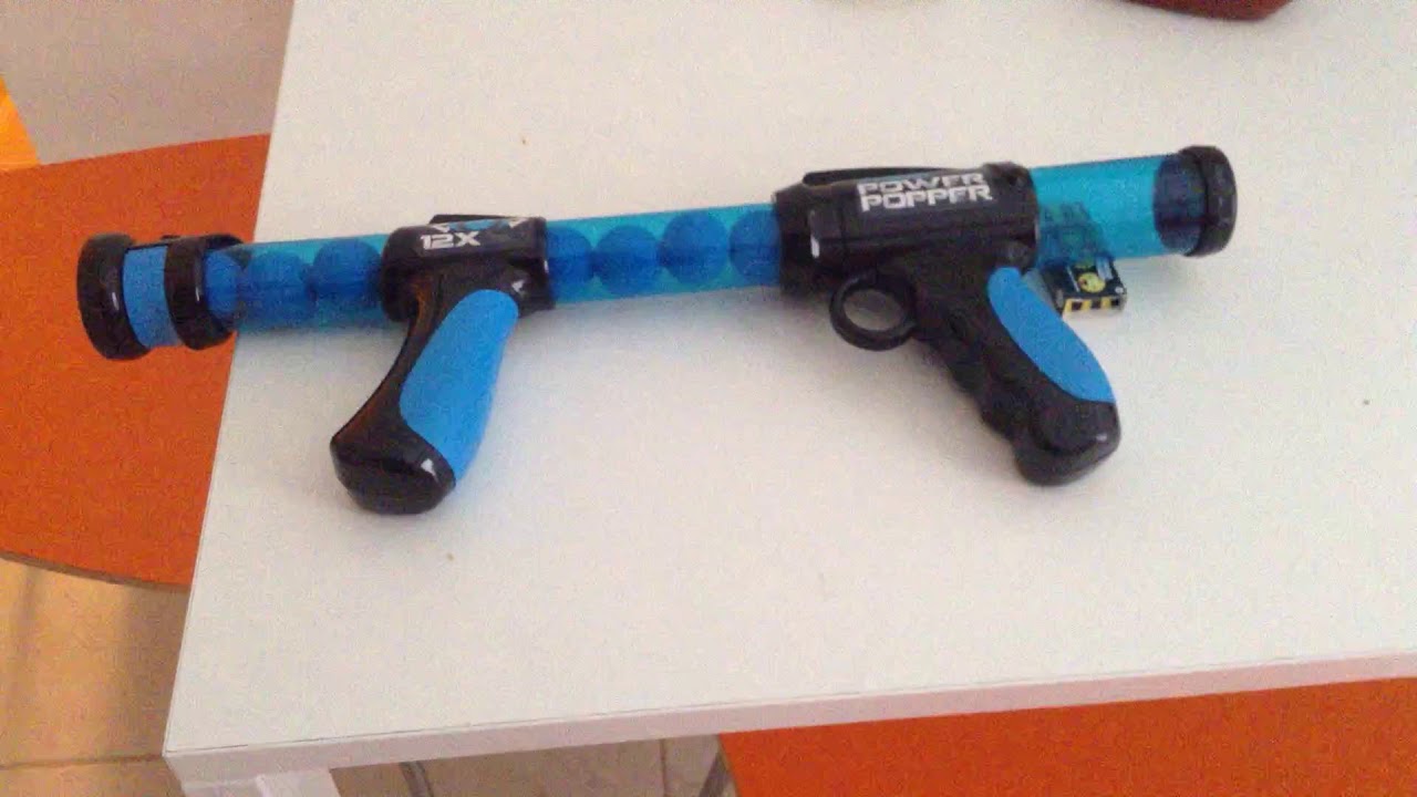 EPIC BLUE BALL GUN!😲😲 - YouTube