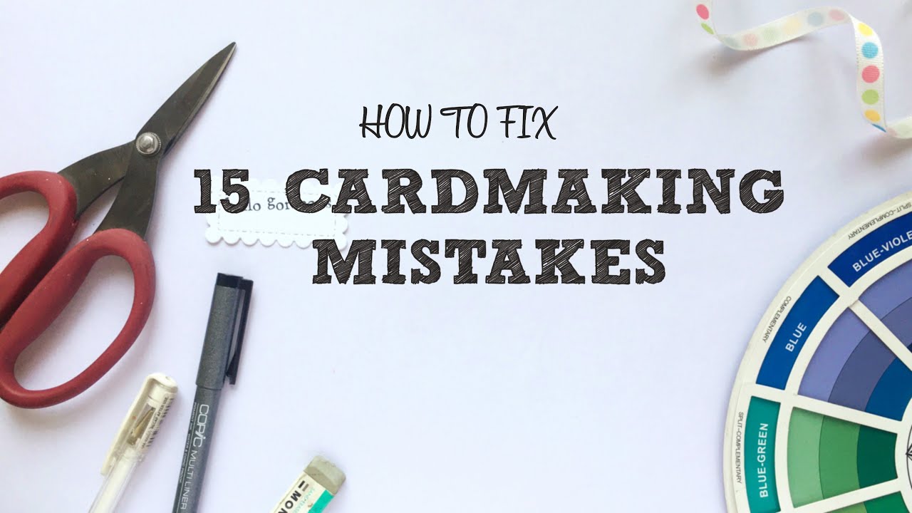 15 CARDMAKING HACKS for BETTER CARDS + Bonus Tips - YouTube