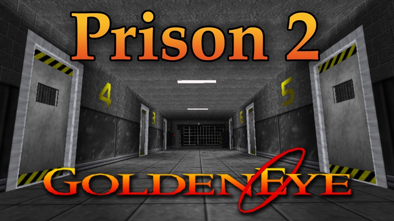 GoldenEye 007 N64 Custom Level - Prison 2 - YouTube