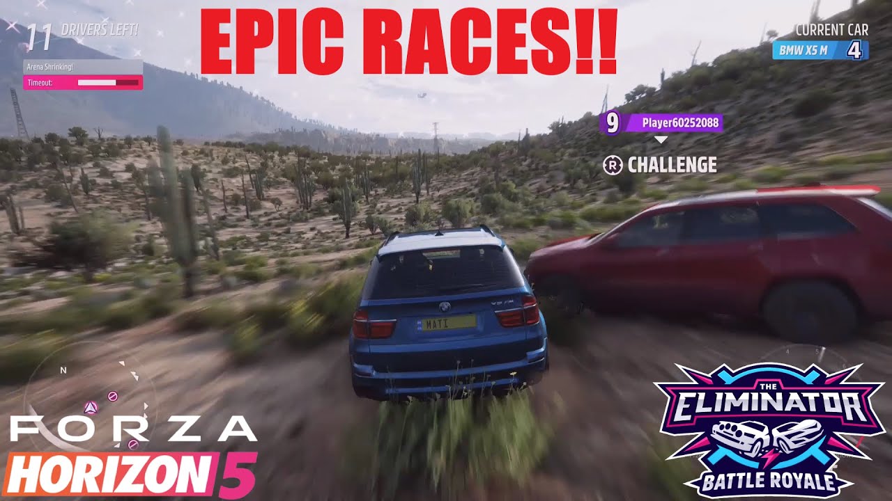 FH5 THE ELIMINATOR - EPIC CLOSE RACES AND BEATING HIGH LEVEL CARS ...