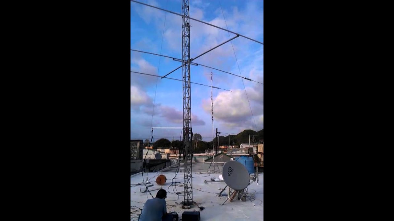 Antena Mosley TA-33 - YouTube