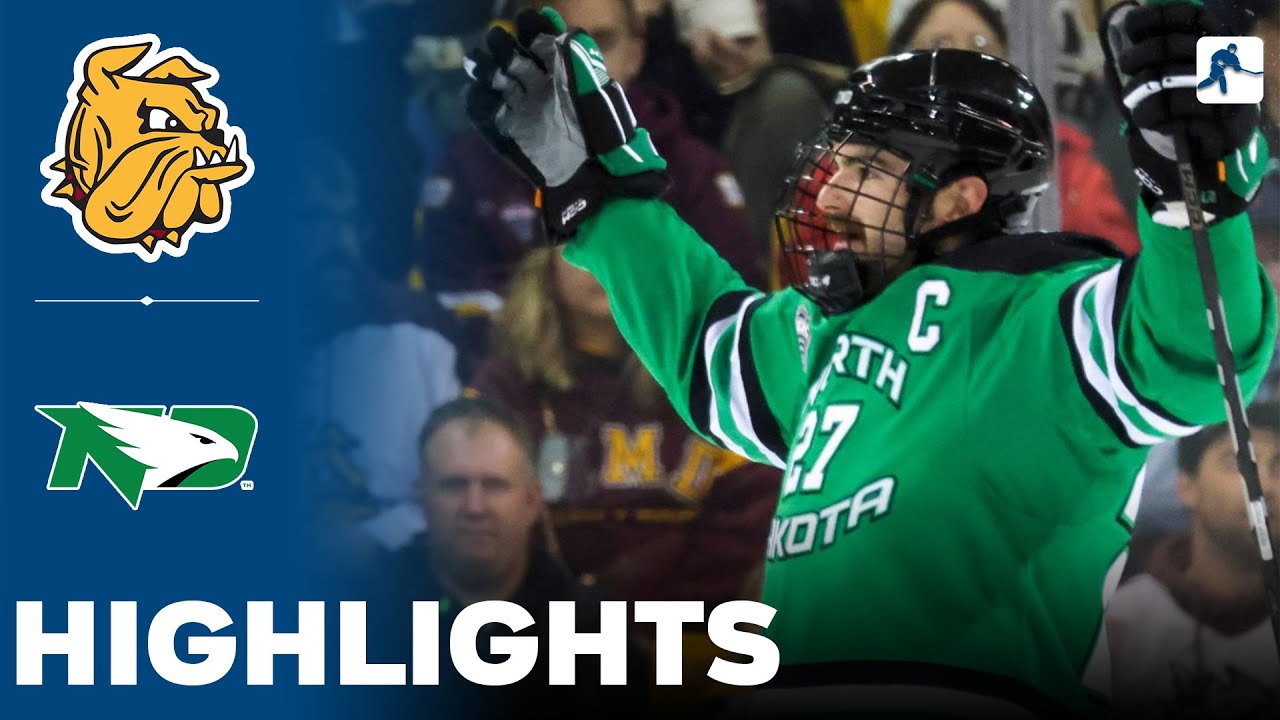 Minnesota Duluth vs North Dakota | NCAA College Hockey | Highlights ...