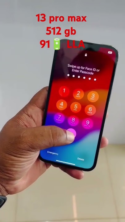 13pro max 512 gb LLA spec 91%battery health cntct :9605776084 - YouTube