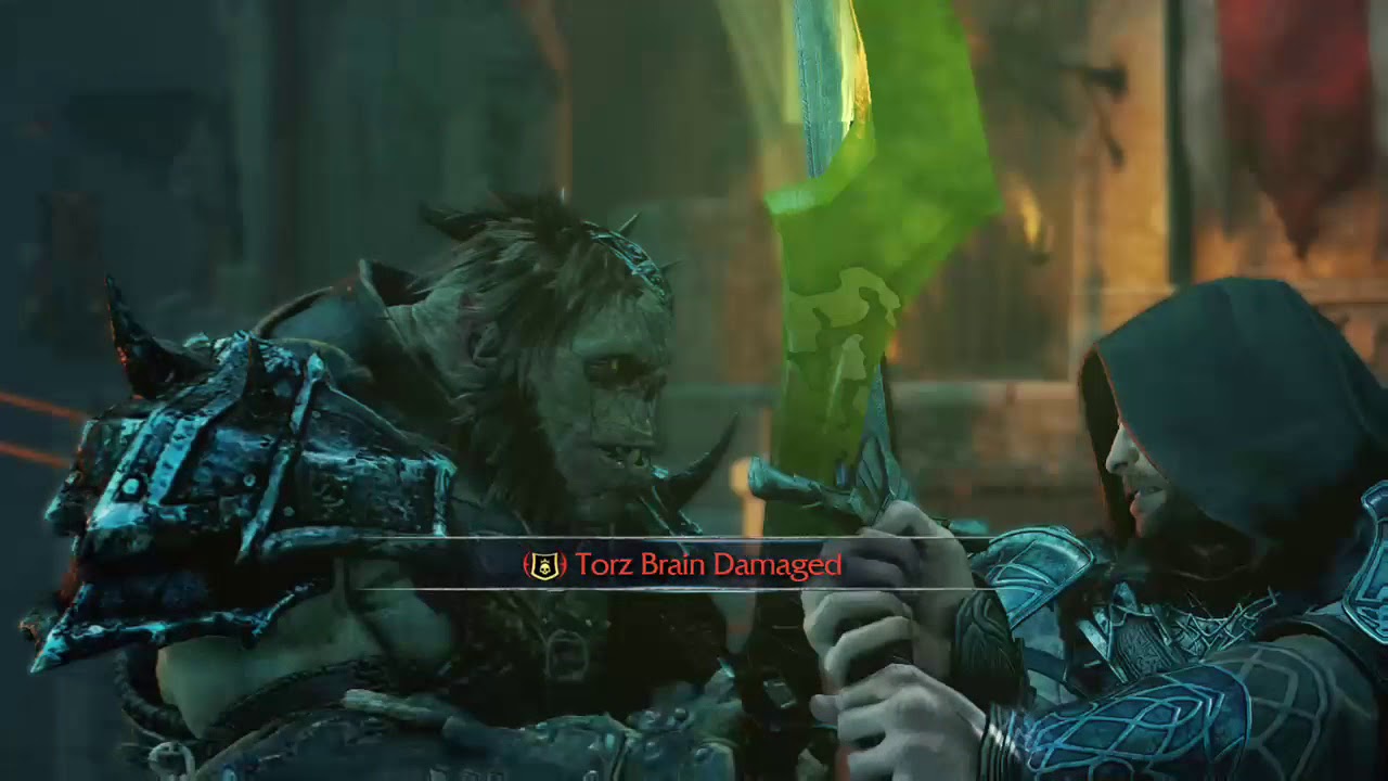 Middle-earth: Shadow of Mordor - Defeat Torz Brain Damaged - YouTube