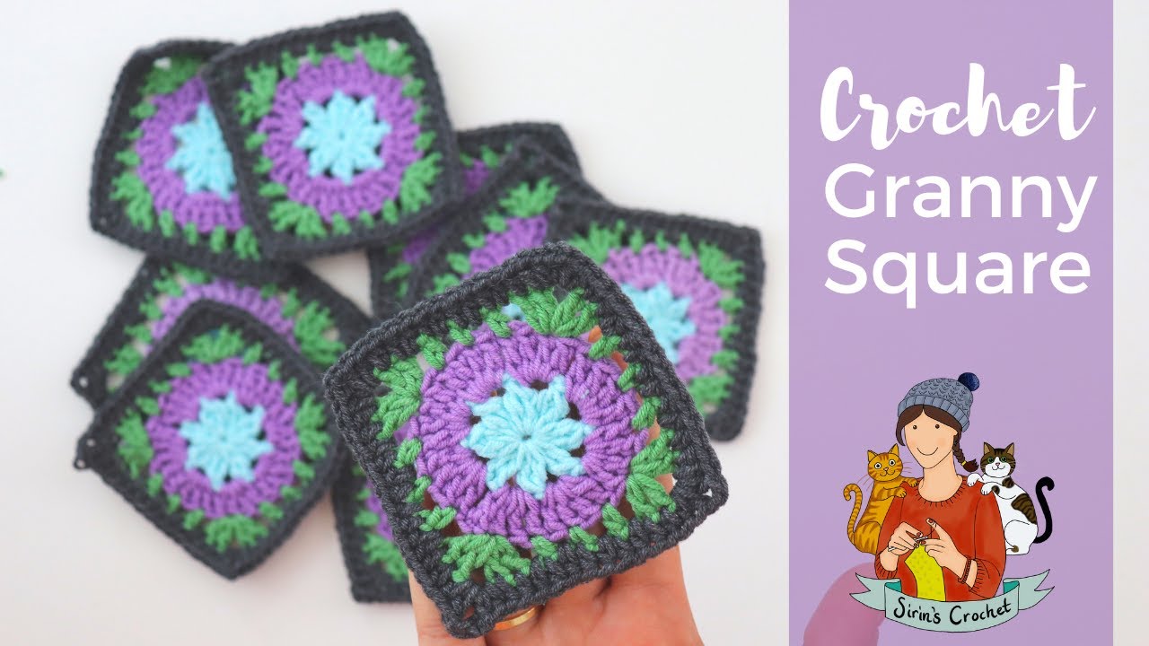 Crochet Easy Granny Square / Beginner Friendly Tutorial - YouTube