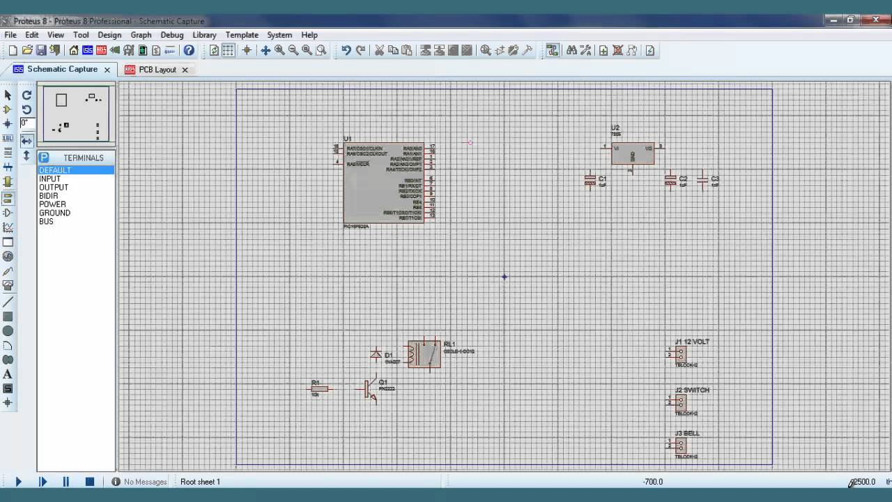 Proteus 8 Part 1 { schematic } - YouTube