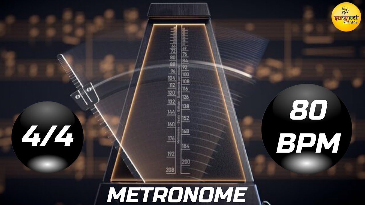 80 BPM - Metronome - YouTube