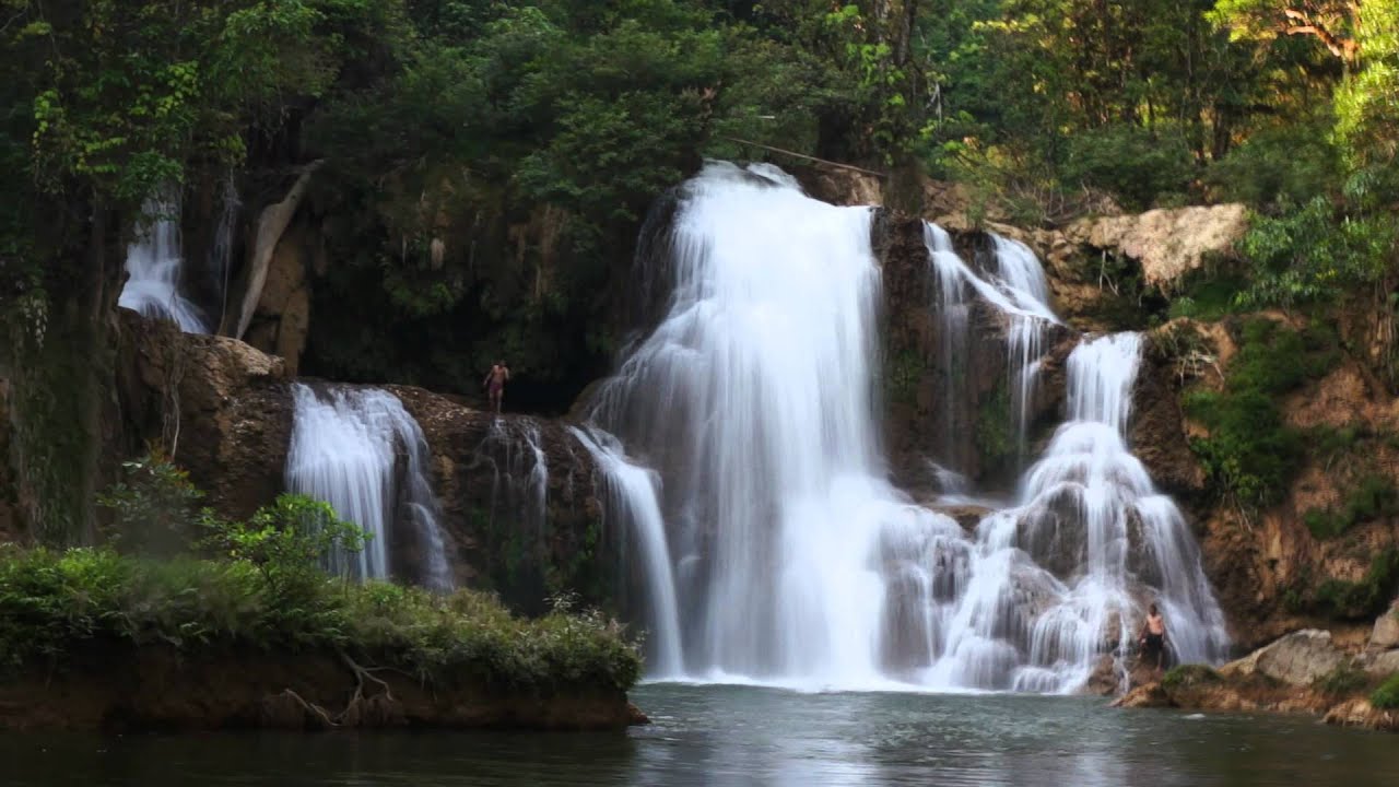 Ko Tha Waterfall, Umphang, Tak Province, Thailand - YouTube