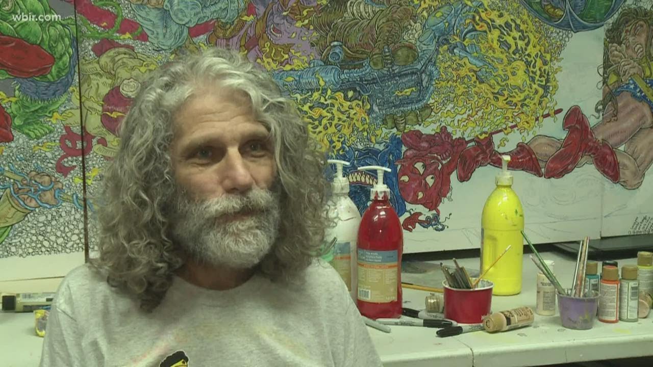 Local artist makes comic book debut - YouTube