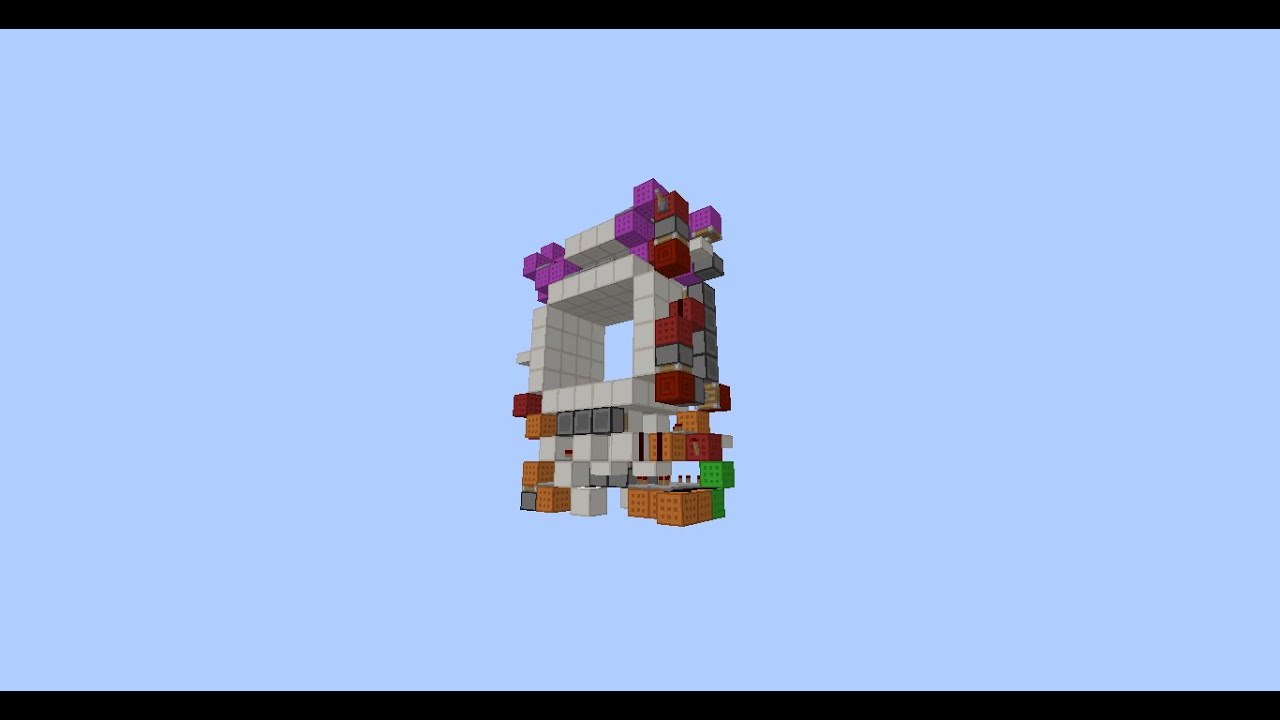 minecraft fast and ultra compact 5x4 piston door TUTORIAL [468 blocks ...