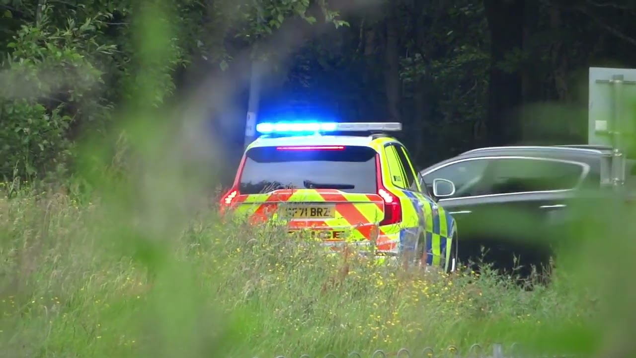 police Scotland volvo xc90 at an RTC - YouTube