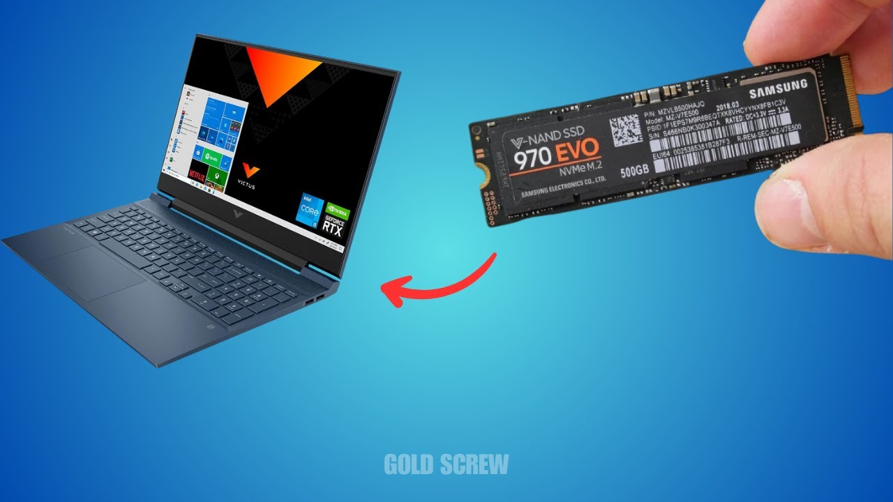 Upgrade new SSD for HP Victus 16 Inch With 2 SSD Slot - YouTube