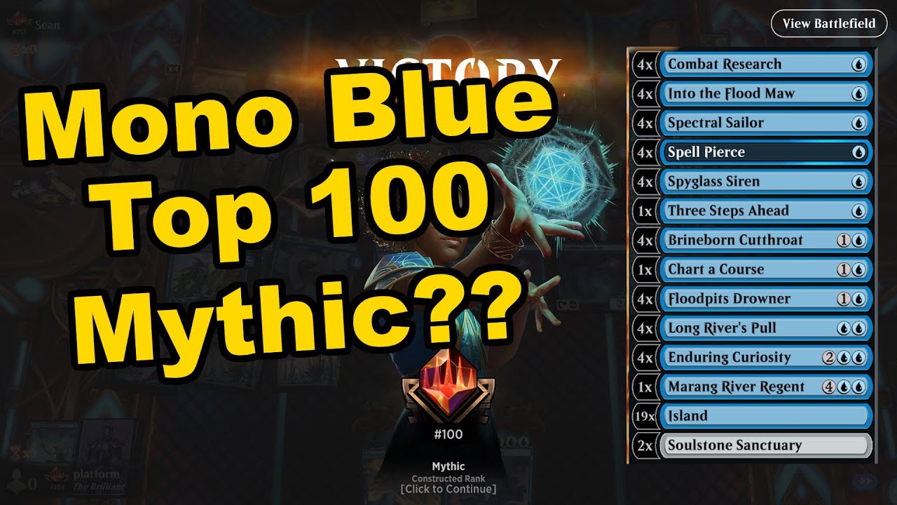 Mono Blue in Mythic - YouTube