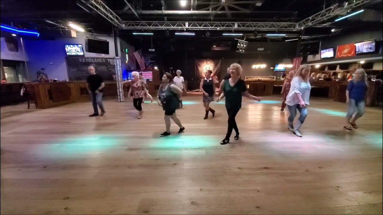 Dancing 3 Tequila Floor Line Dance By Maddison Glover & Jo Thompson Szymanski At Renegades On 11 ...
