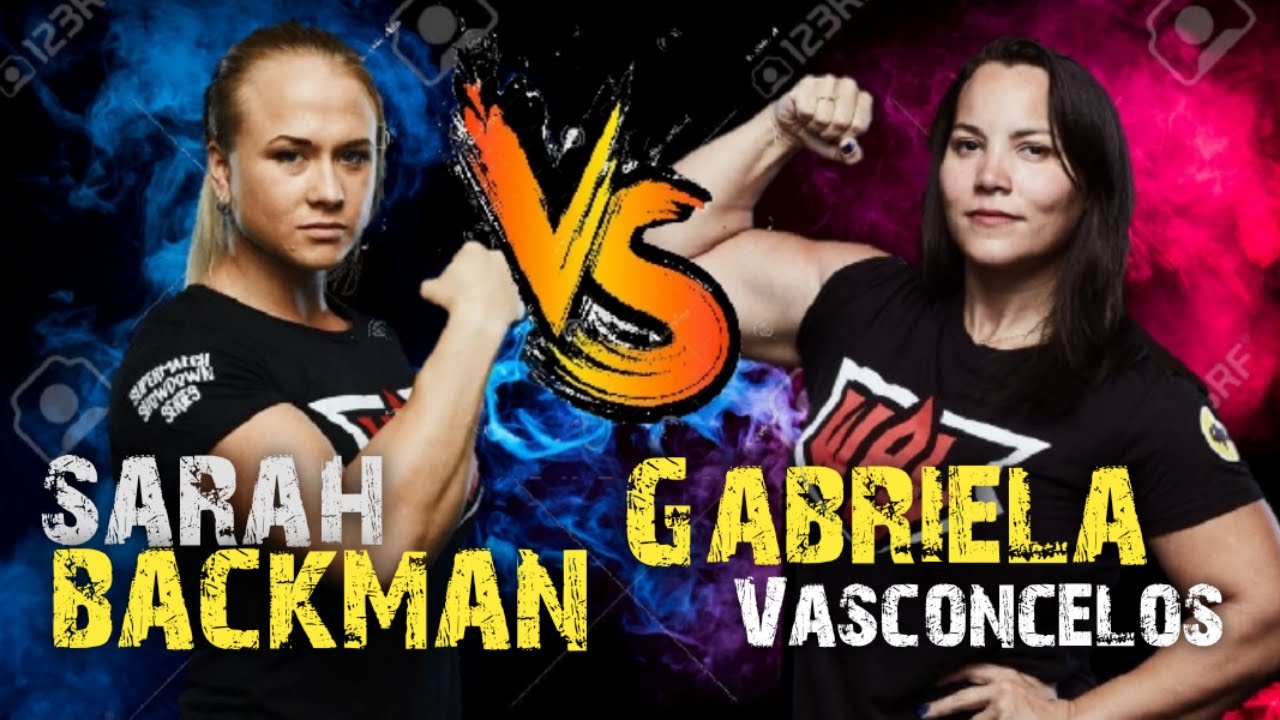 SARAH BACKMAN vs GABRIELA VASCONCELOS -SUPER MATCH AND TRAINING. - YouTube
