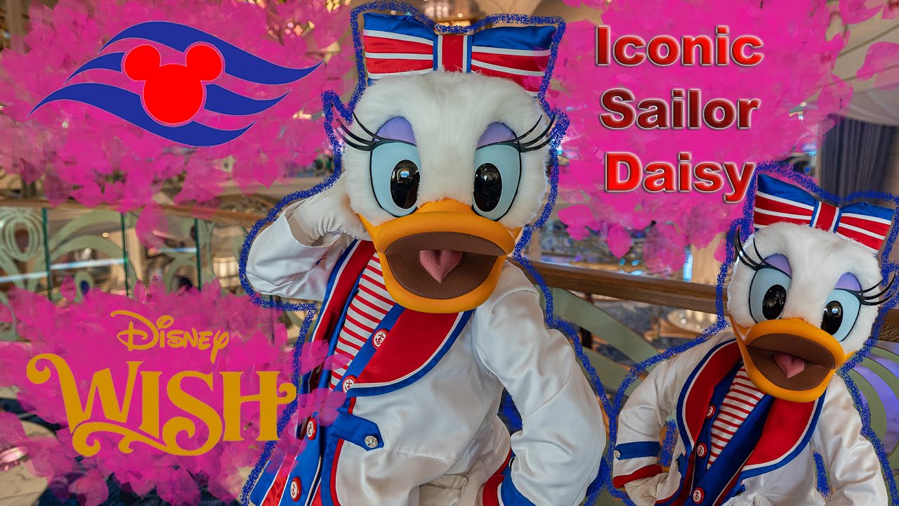 Relax with the ICON OF THE SEAS Daisy Duck aboard the Disney Wish in 3D ...