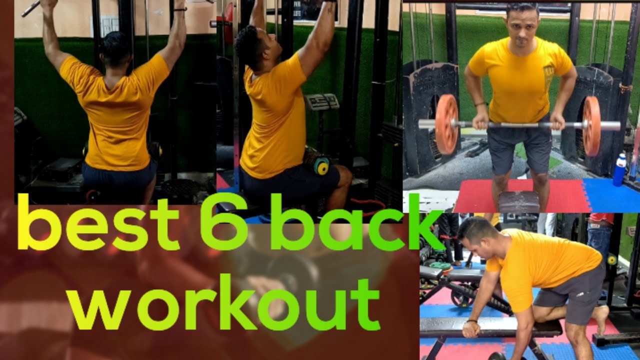 Top 6 Back workout #back workout #best #trending - YouTube