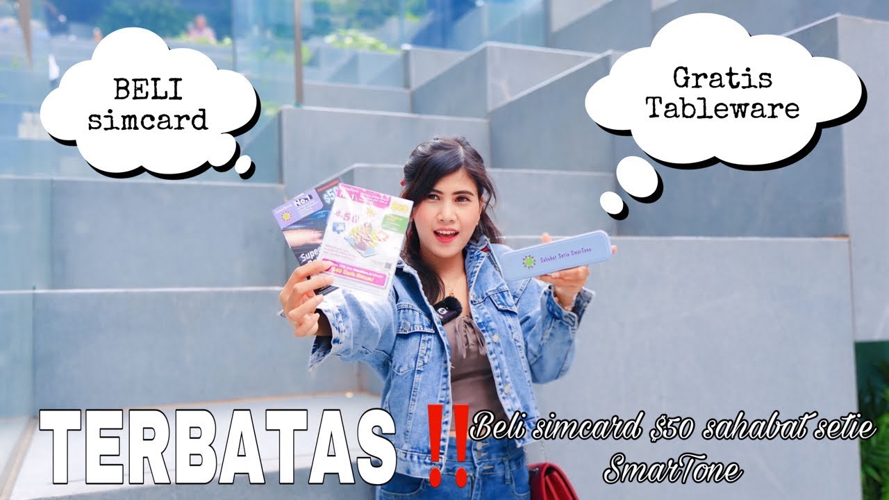 GRATIS ‼️ TableWare (Alat Makan Cantik) Setiap Pembelian SimCard Sahabat Setia SmarTone - YouTube