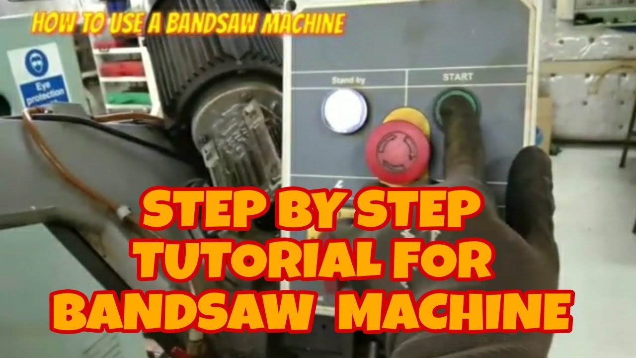 PAANO MAG OPERATE NG BANDSAW MACHINE PAMPUTOL NG BAKAL | STEP BY STEP ...