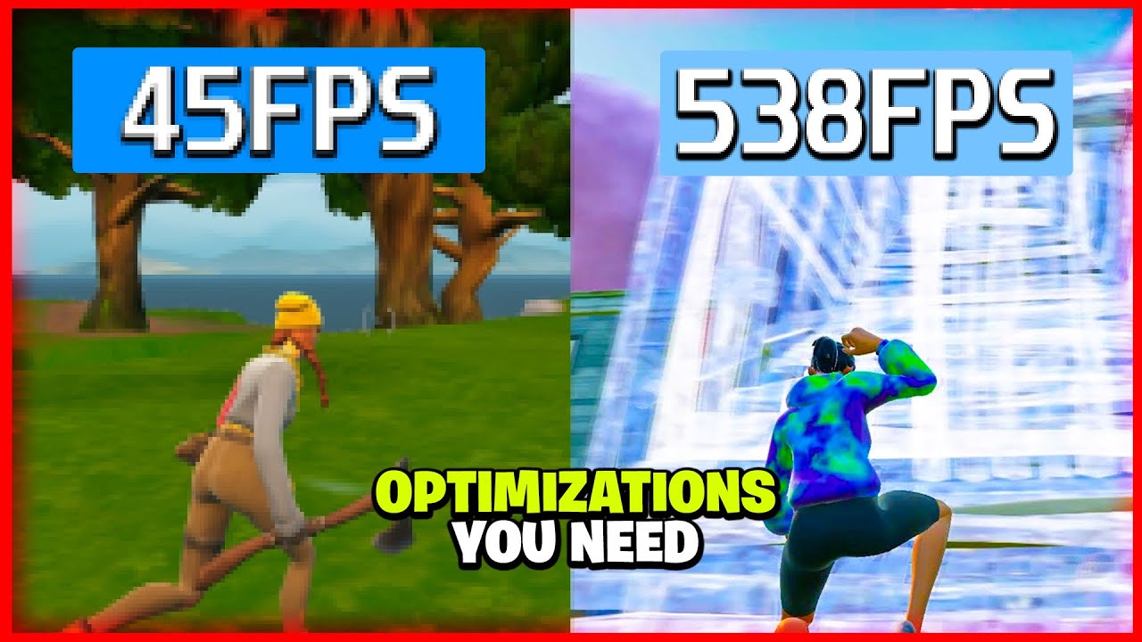 Fortnite Optimizations that ACTUALLY Boost Your FPS! (Max FPS & 0 Delay ...