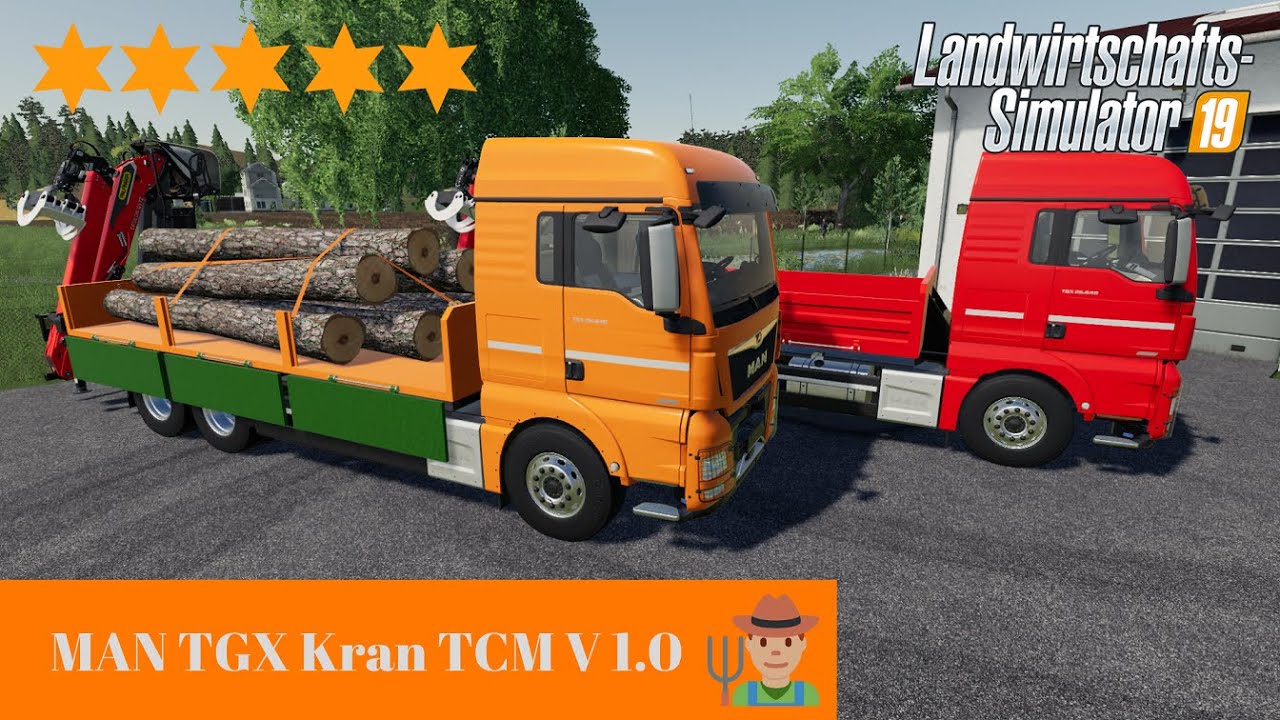 LS19 Modvorstellung II MAN TGX Kran TCM V1.0 (PC/MAC, PS4, XB1) - YouTube
