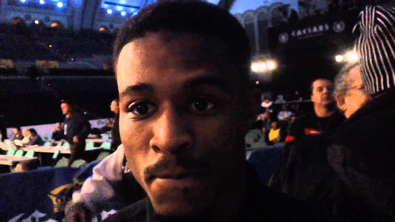Terron Grant 5-0 (3KO's) after his KO victory over Abraham Esquivel by ...