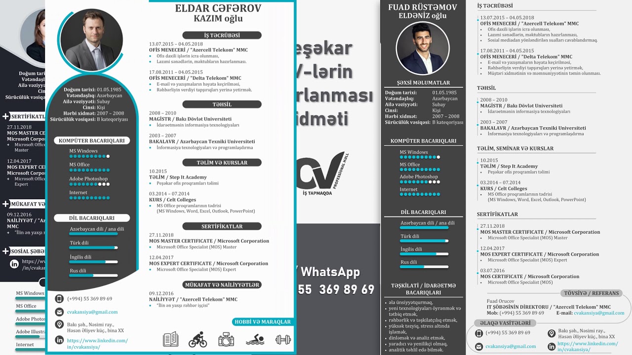 CV nədir və necə hazırlanmalıdır? - YouTube