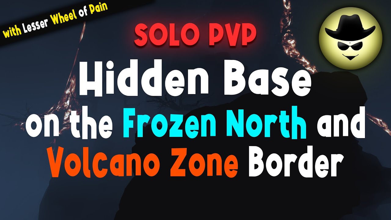 Hidden Base on the Frozen North and Volcano Zone Border | Conan Exiles ...