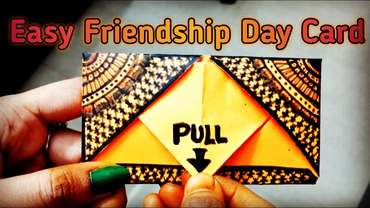 DIY - Pull Tab Origami Envelope Card | Letter Folding Origami ...