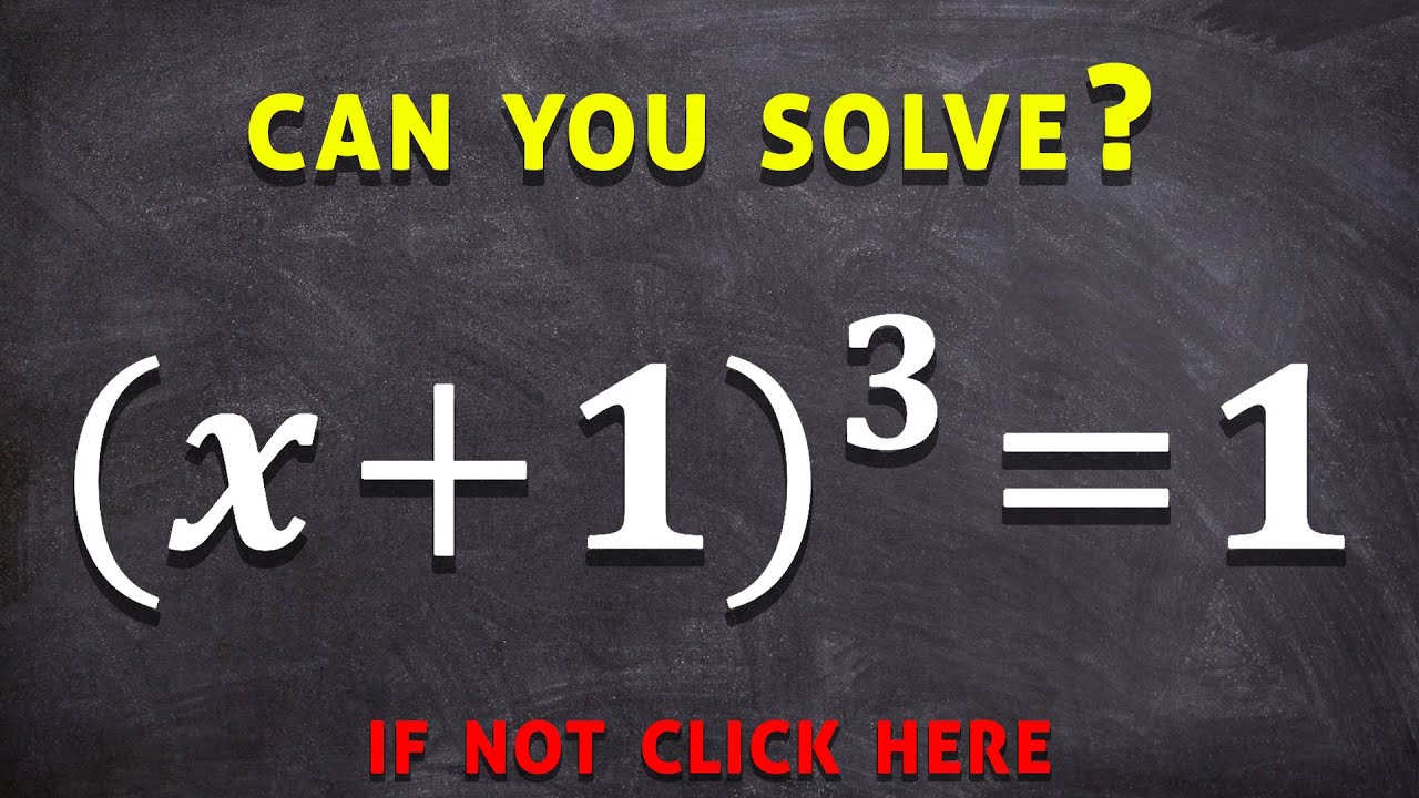 You should know this easy solution trick! | Math Olympiad Problem ...