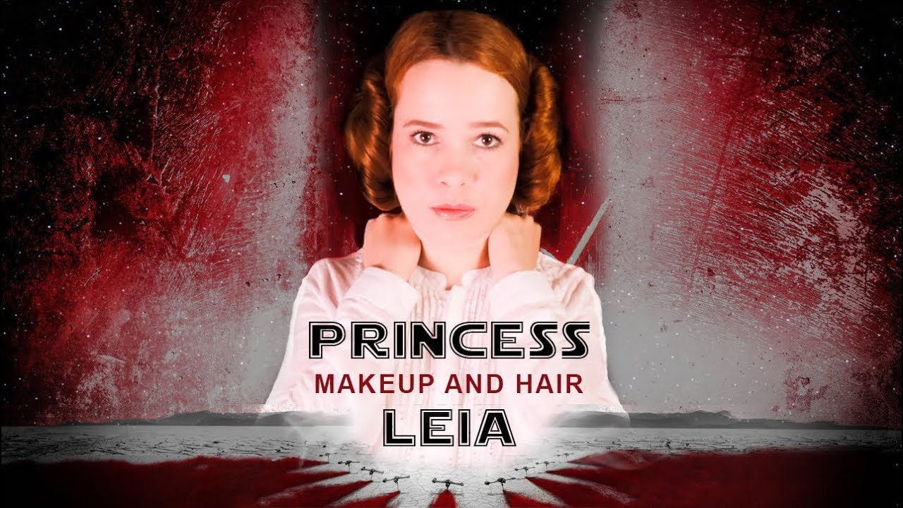 MAQUIAGEM DA PRINCESA LEIA (STAR WARS) - MAKEUP AND HAIRSTYLE TUTORIAL ...