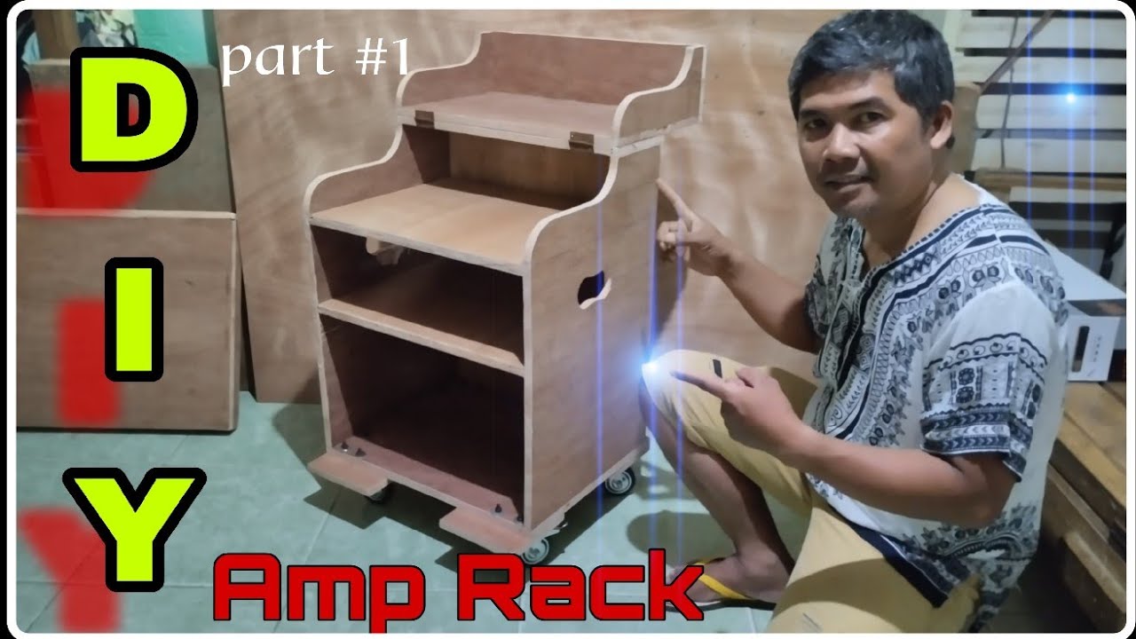 DIY AMPLIFIER RACK W/ LAPTOP ON TOP STEP BY STEP @novsaitv9023 - YouTube