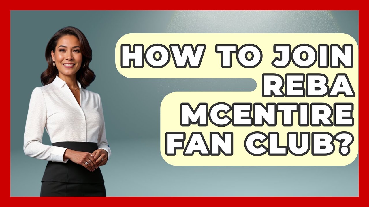 How To Join Reba McEntire Fan Club? - Country Music Chronicles - YouTube