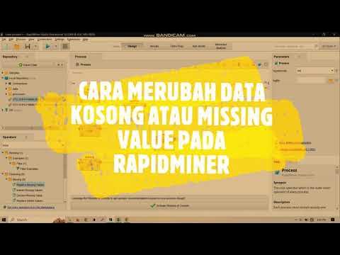 CARA ME REPLACE DATA KOSONG (MISISNG VALUE) PADA RAPIDMINER - YouTube