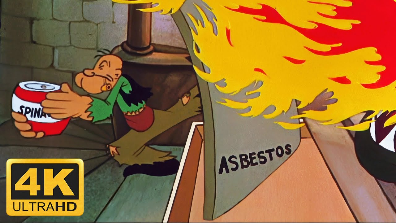Popeye - Aladdin And His Wonderful Lamp (1939) Remastered 4K 60FPS ...
