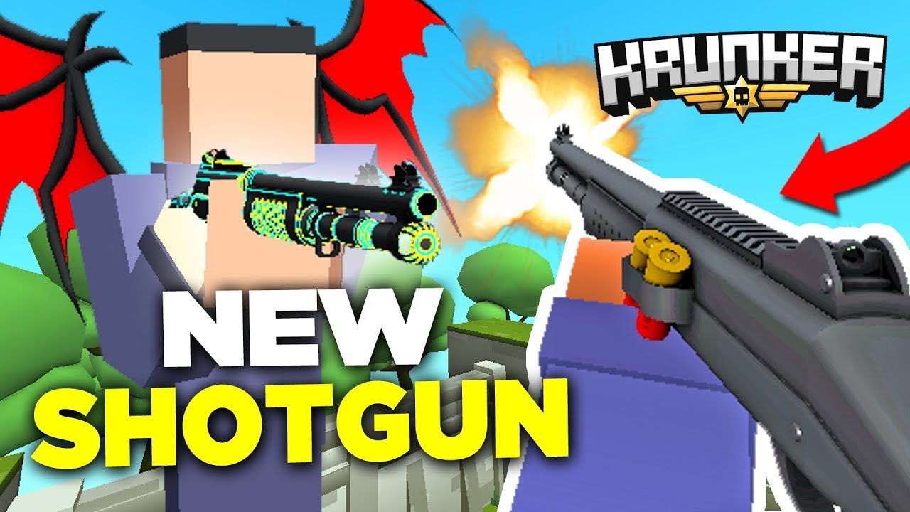 New Krunker shotgun model!!! (nukehunting) - YouTube