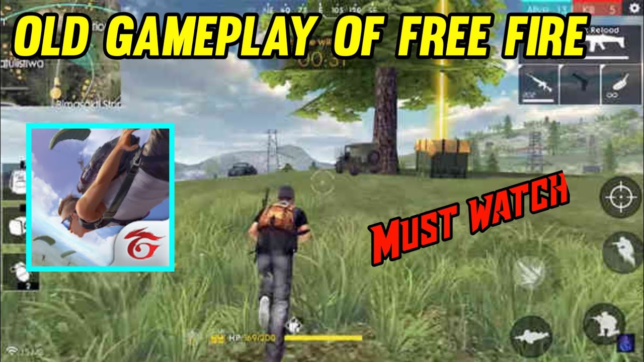 Freefire old gameplay :Blue zone first time in game - YouTube