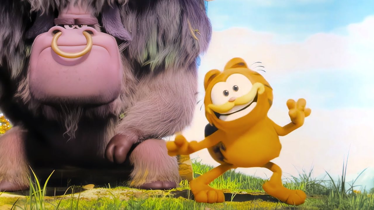 Garfield Sings Lactose Farms Garfield Movie 2024 - YouTube