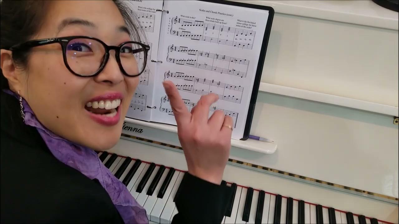 Piano Lesson 132: Scales and Chords Practice (2), from Presto! It's ...