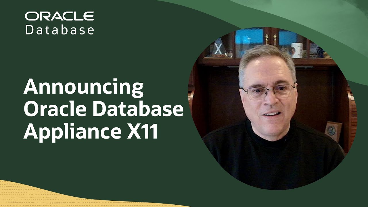 Announcing Oracle Database Appliance X11 - YouTube