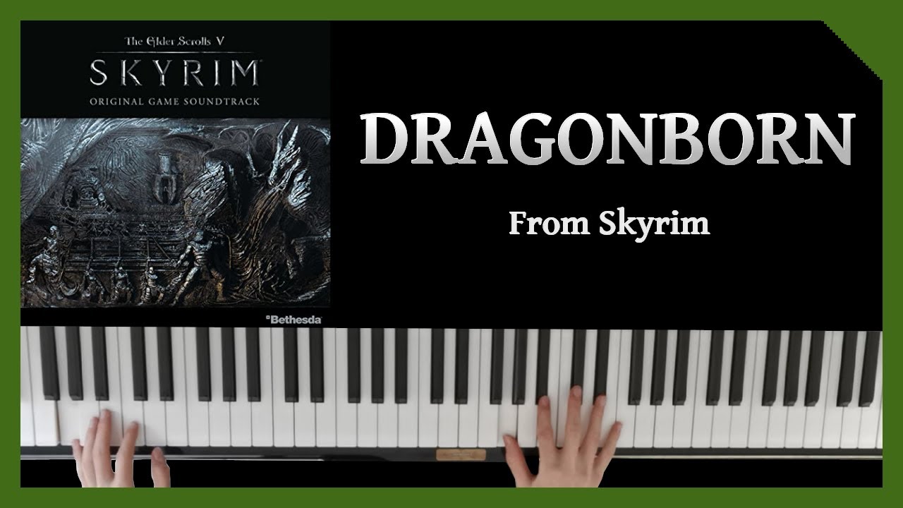 Dragonborn - Skyrim Main Theme (Piano Cover) - YouTube