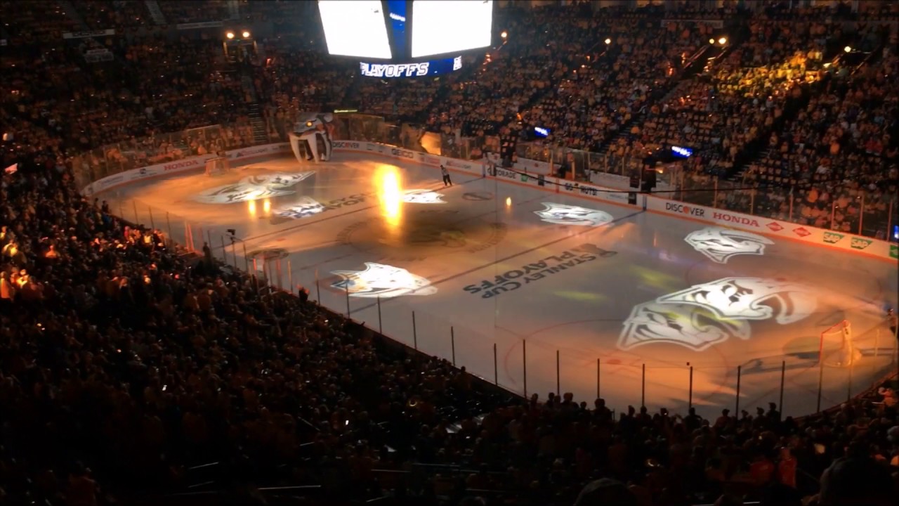 Nashville Predators Intro Game 4 2017 Playoffs HD - YouTube