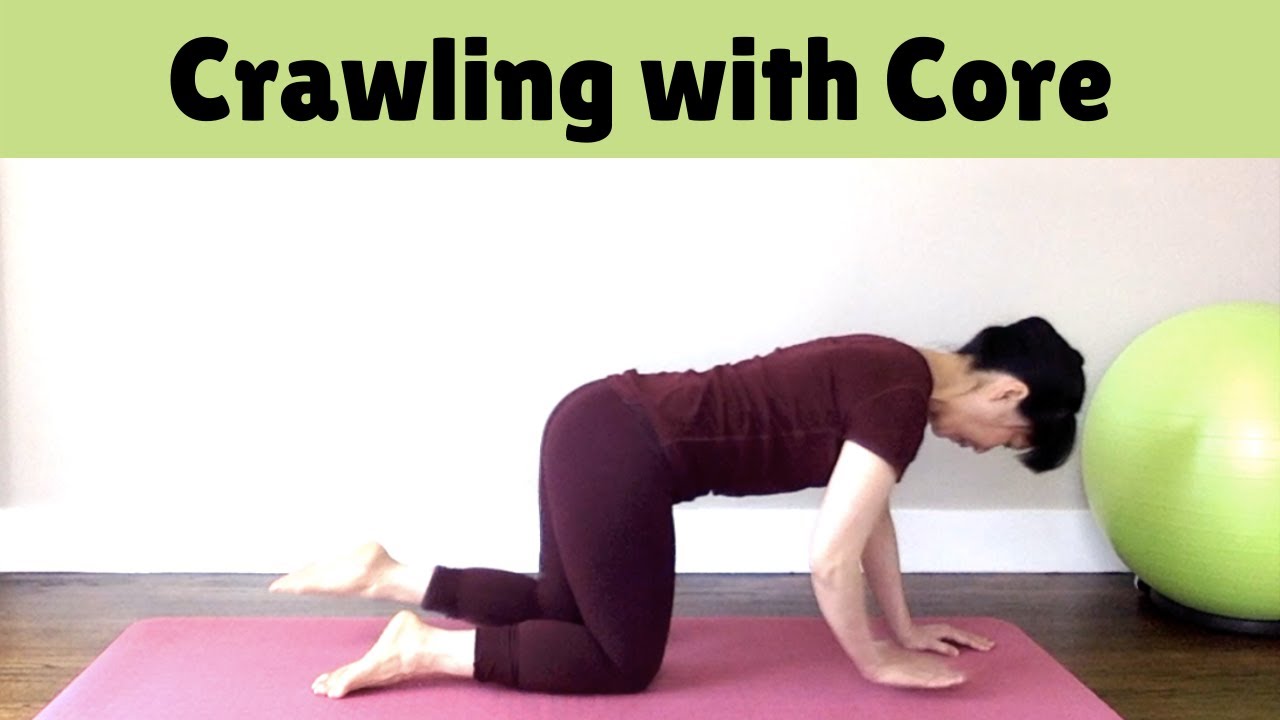 Great core exercise- Crawling with core - YouTube