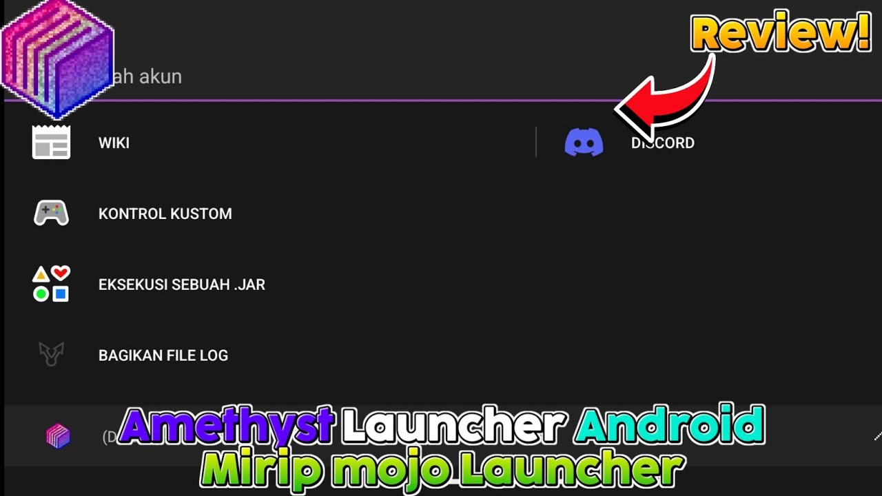 Review Amethyst Launcher | Launcher Ini Mirip Mojo & Pojav! Ada Renderer MG Bawaan?! - YouTube