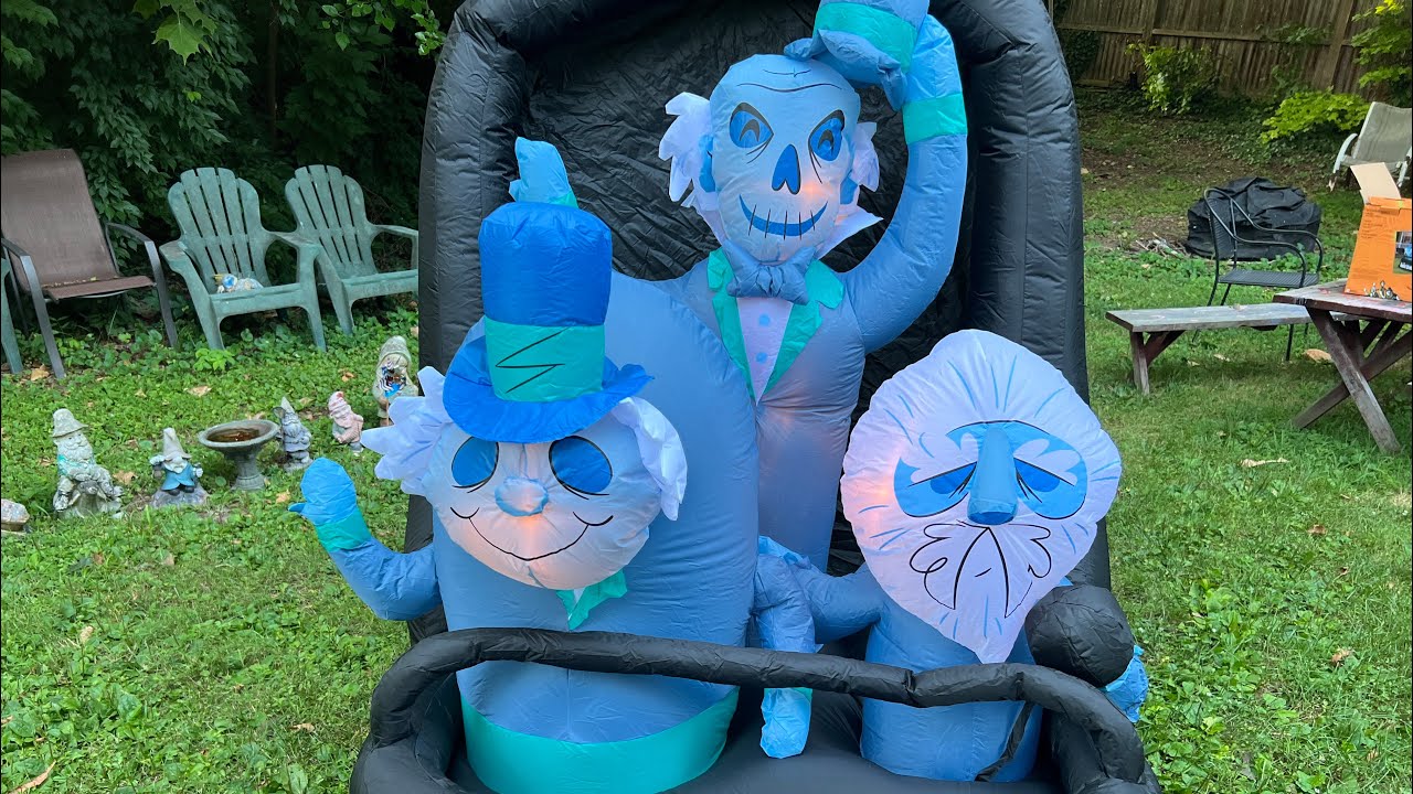 REVIEW! 2022 HAUNTED MANSION DOOM BUGGY HALLOWEEN INFLATABLE ...
