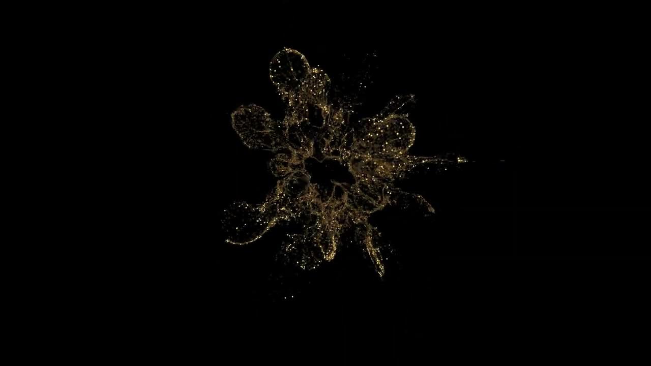 Explosive Particle | Golden particles | Black Screen - YouTube