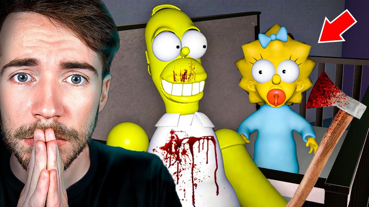HOMER MASSACRE LA FAMILLE SIMPSON (c'est horrible...) - YouTube